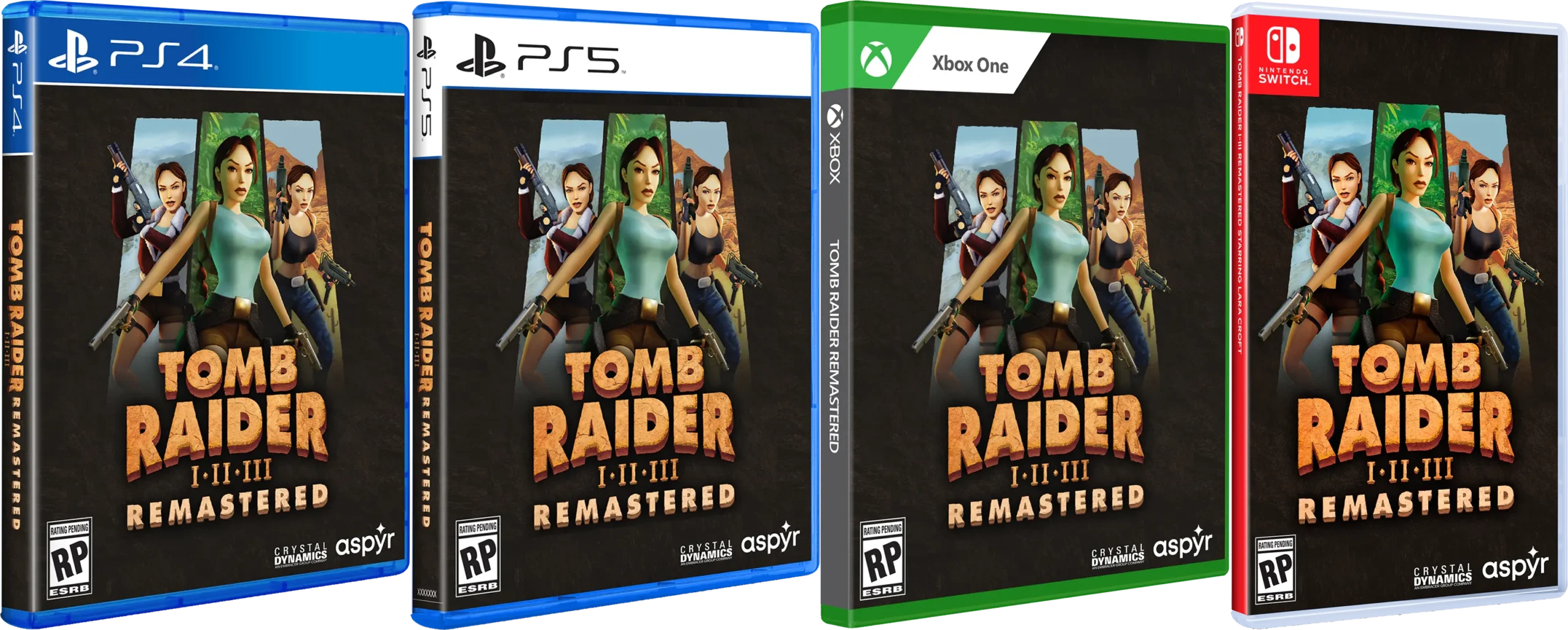 Tomb Raider I-III Remastered | PS4 & PS5 & Switch & Xbox One