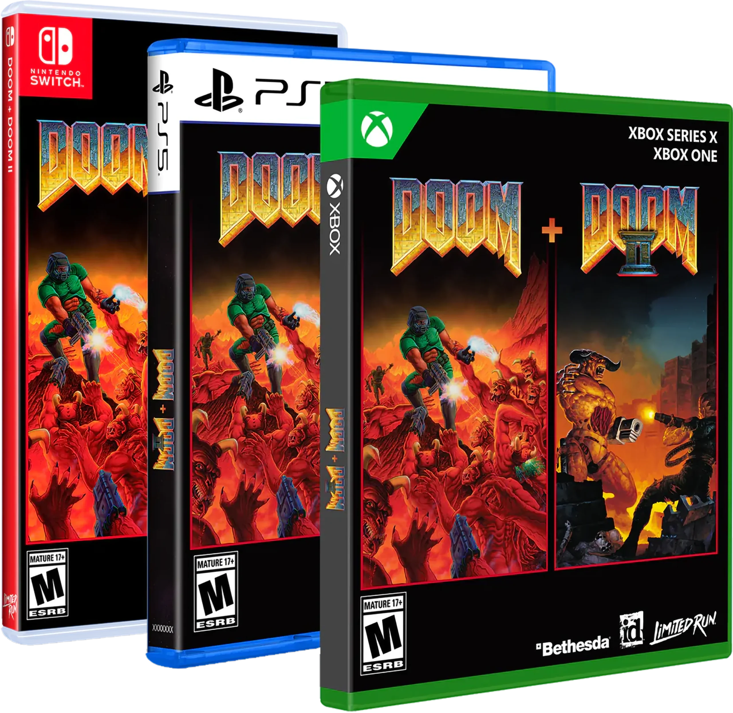 Doom + Doom II | PlayStation 5, Nintendo Switch & Xbox One - Limited ...